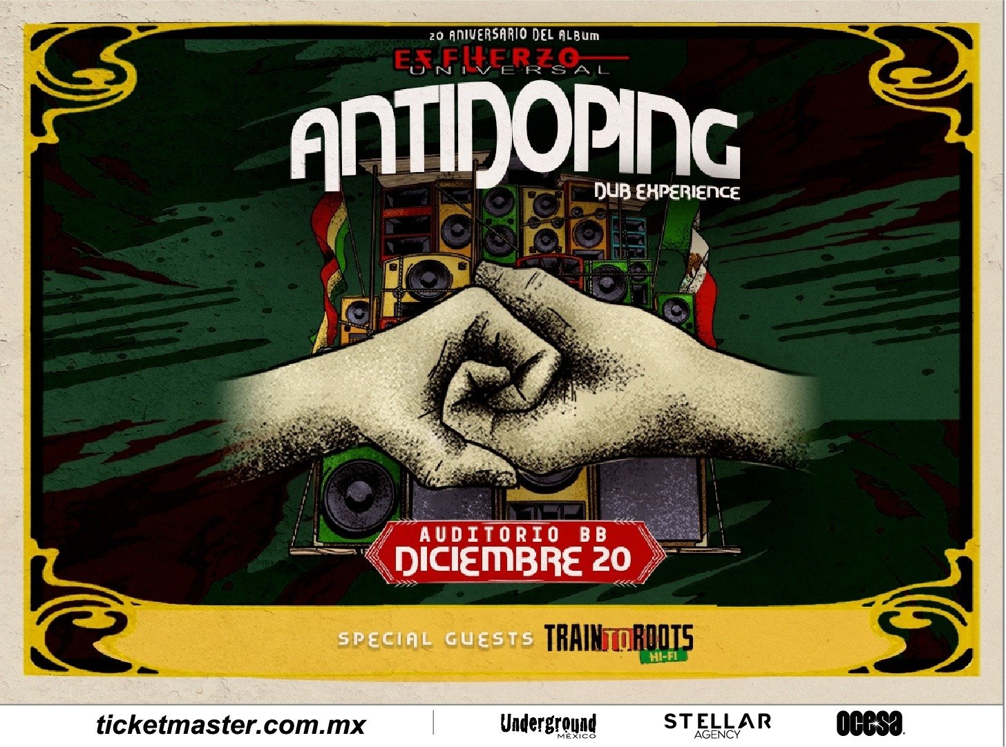 Antidoping celebrará el 20 aniversario del disco Esfuerzo Universal con un show imperdible en la ...